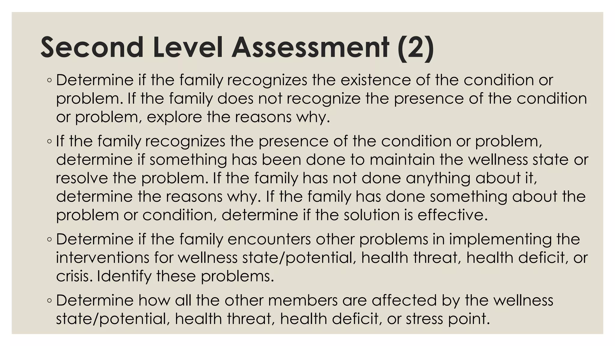 Family health assessment | PDF