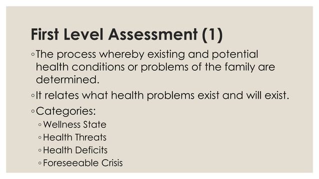 Family health assessment | PDF