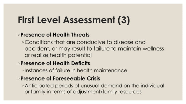 Family health assessment | PPT
