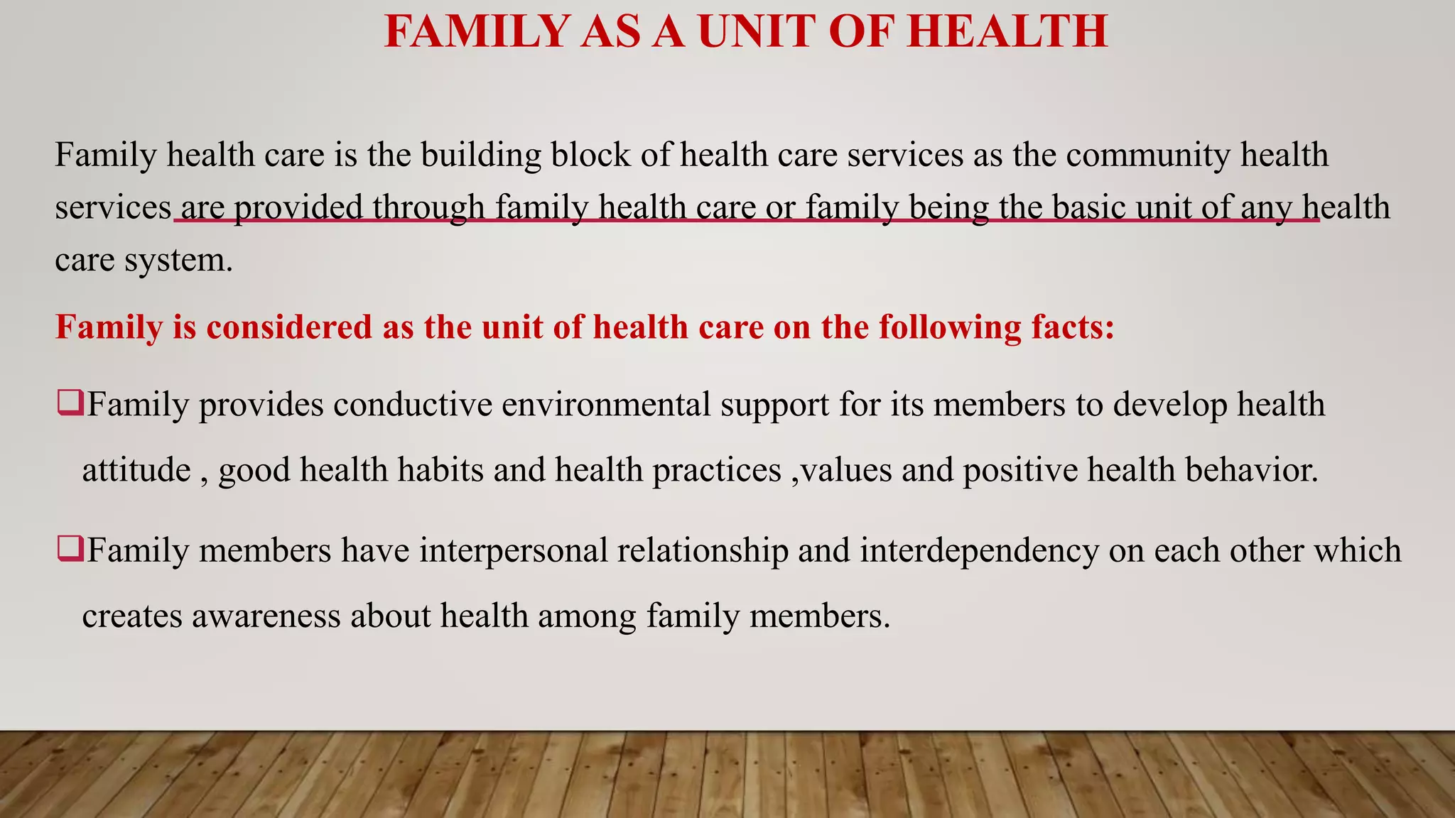 FAMILY HEALTH CARE NURSING | PPTX
