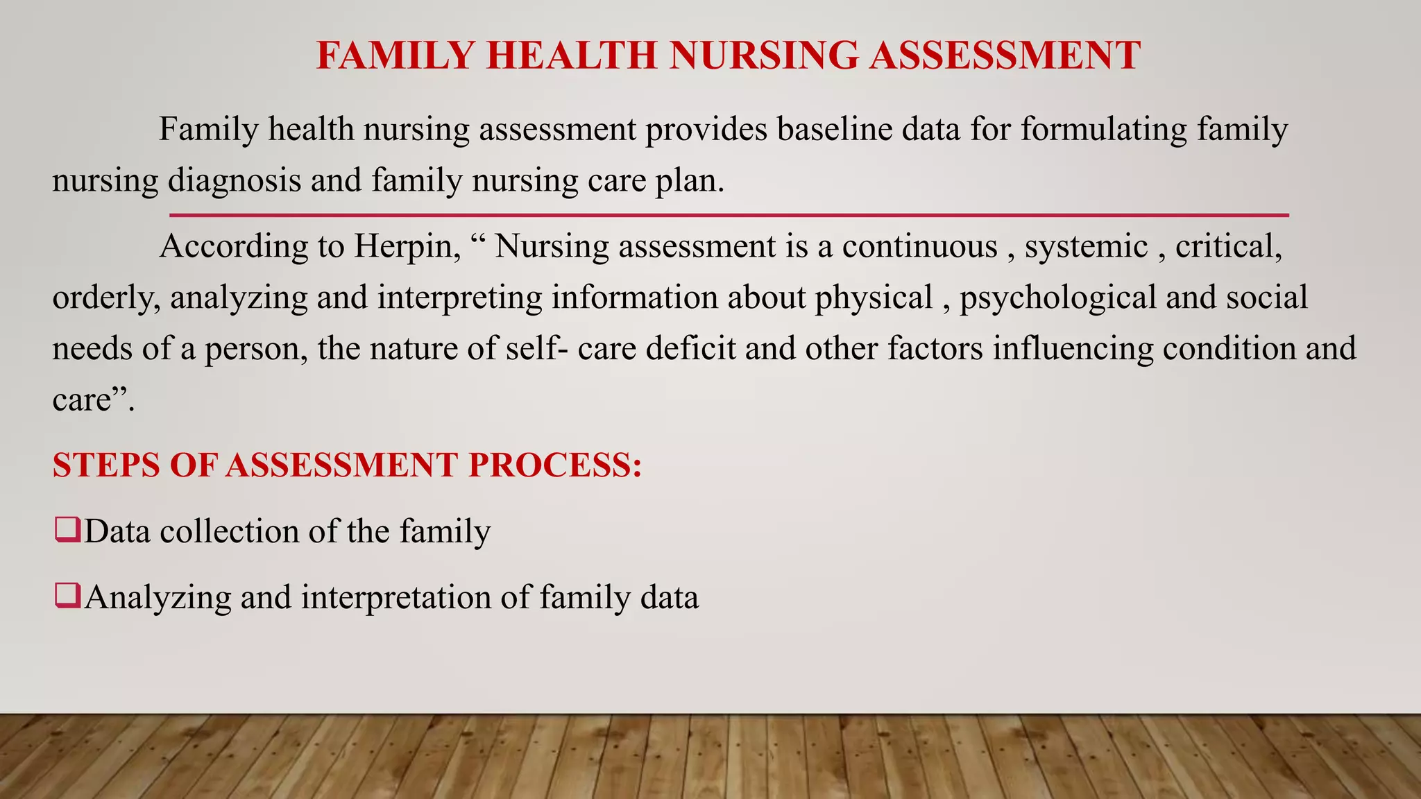 FAMILY HEALTH CARE NURSING | PPTX