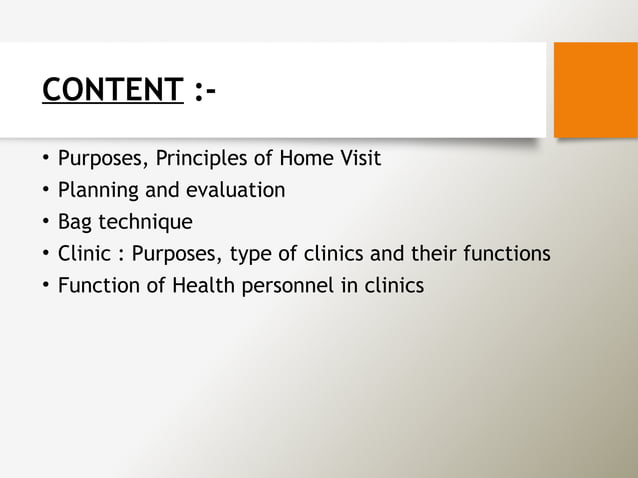 family health care settings home visit - unit 6 - chn 1 - gnm 1st year.pptx