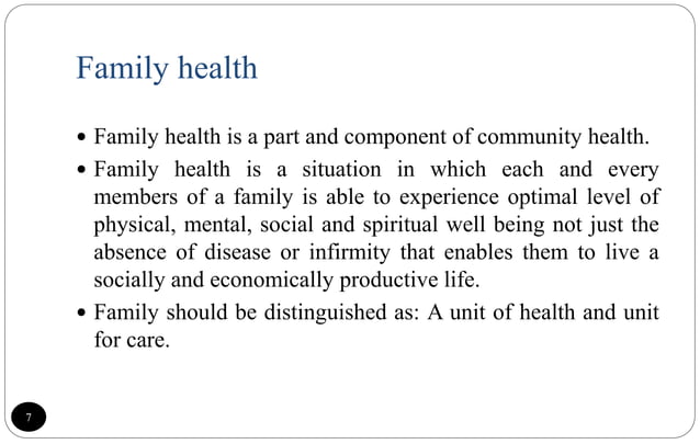 Family Health | PPTX | Parenting | Family and Relationships