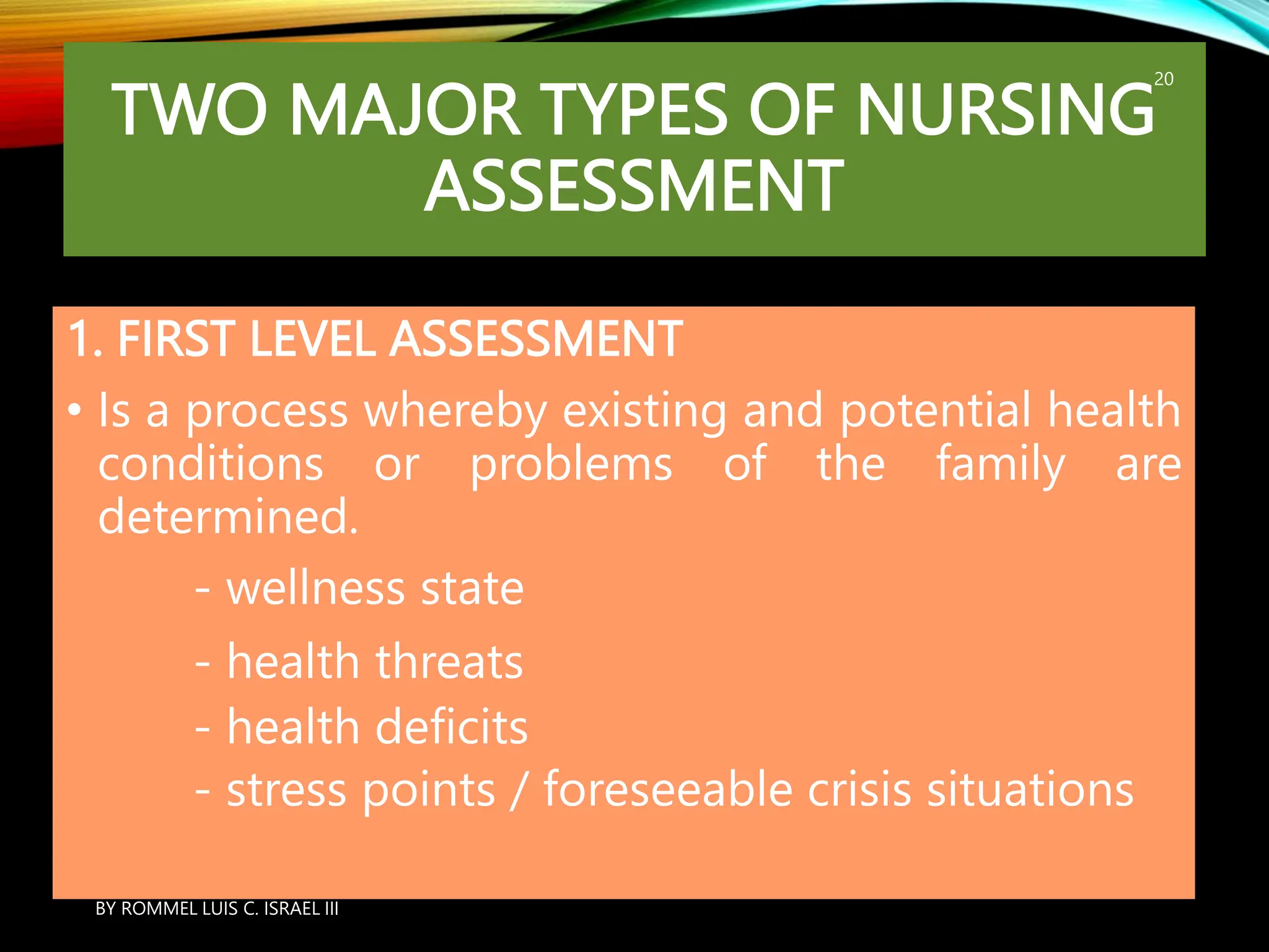 FAMILY HEALTH NURSING- TYPOLOGY OF FAMILY HEALTH PROBLEMS | PPTX