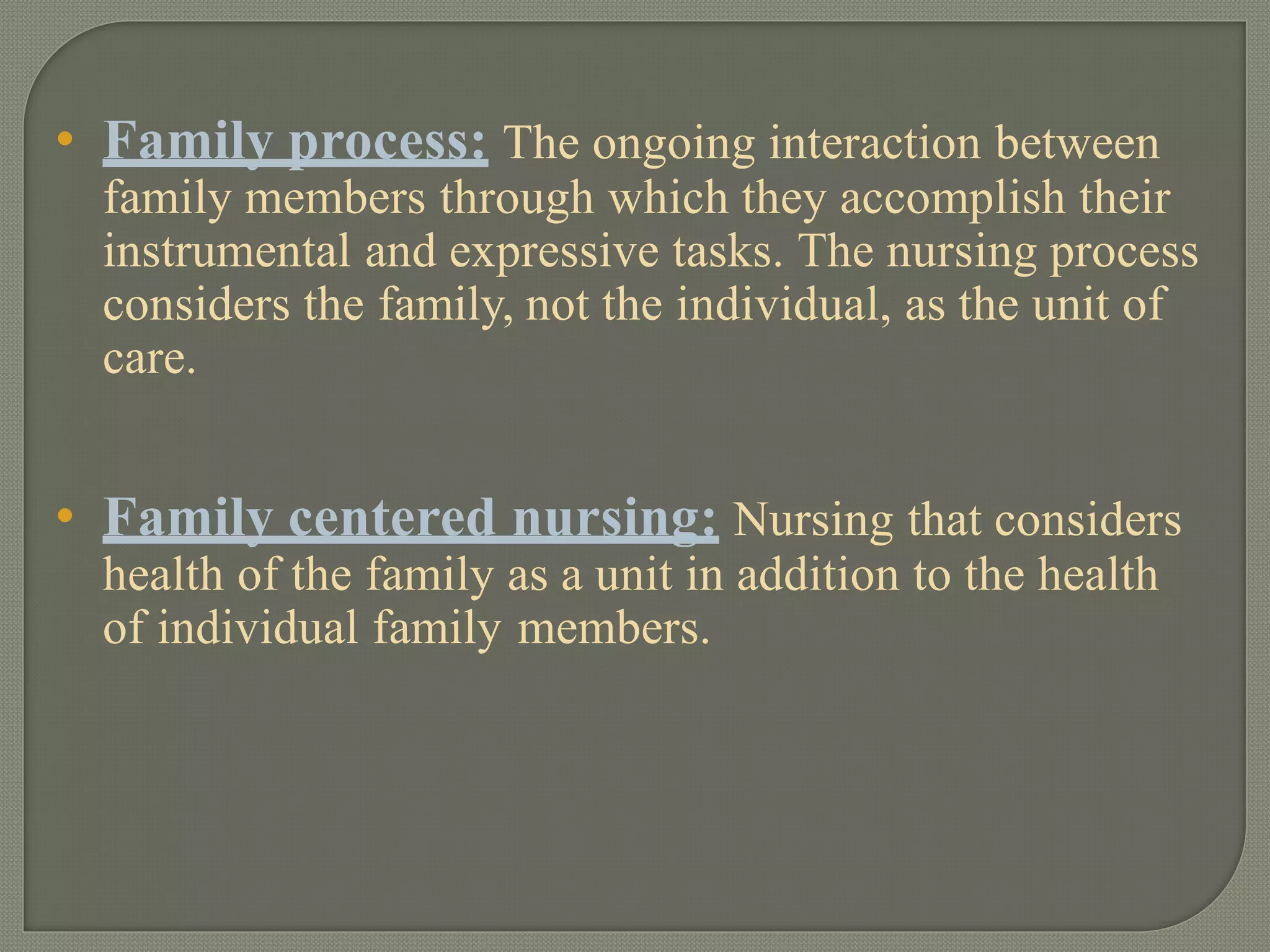 Family Health Nursing care | PPTX