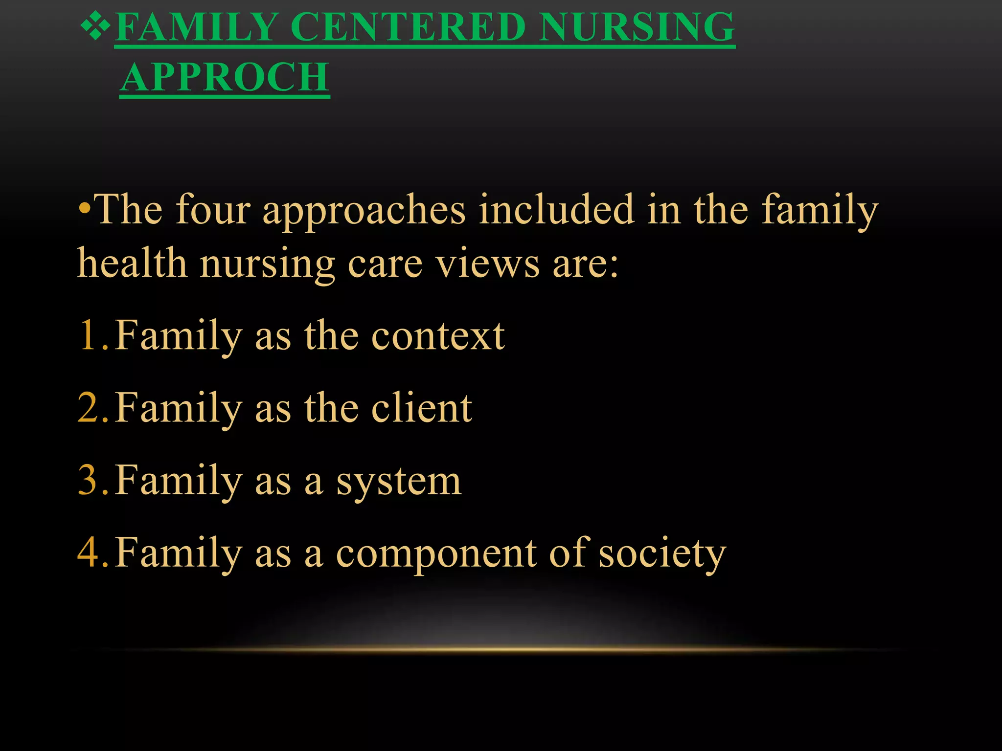 Family health nursing | PPTX