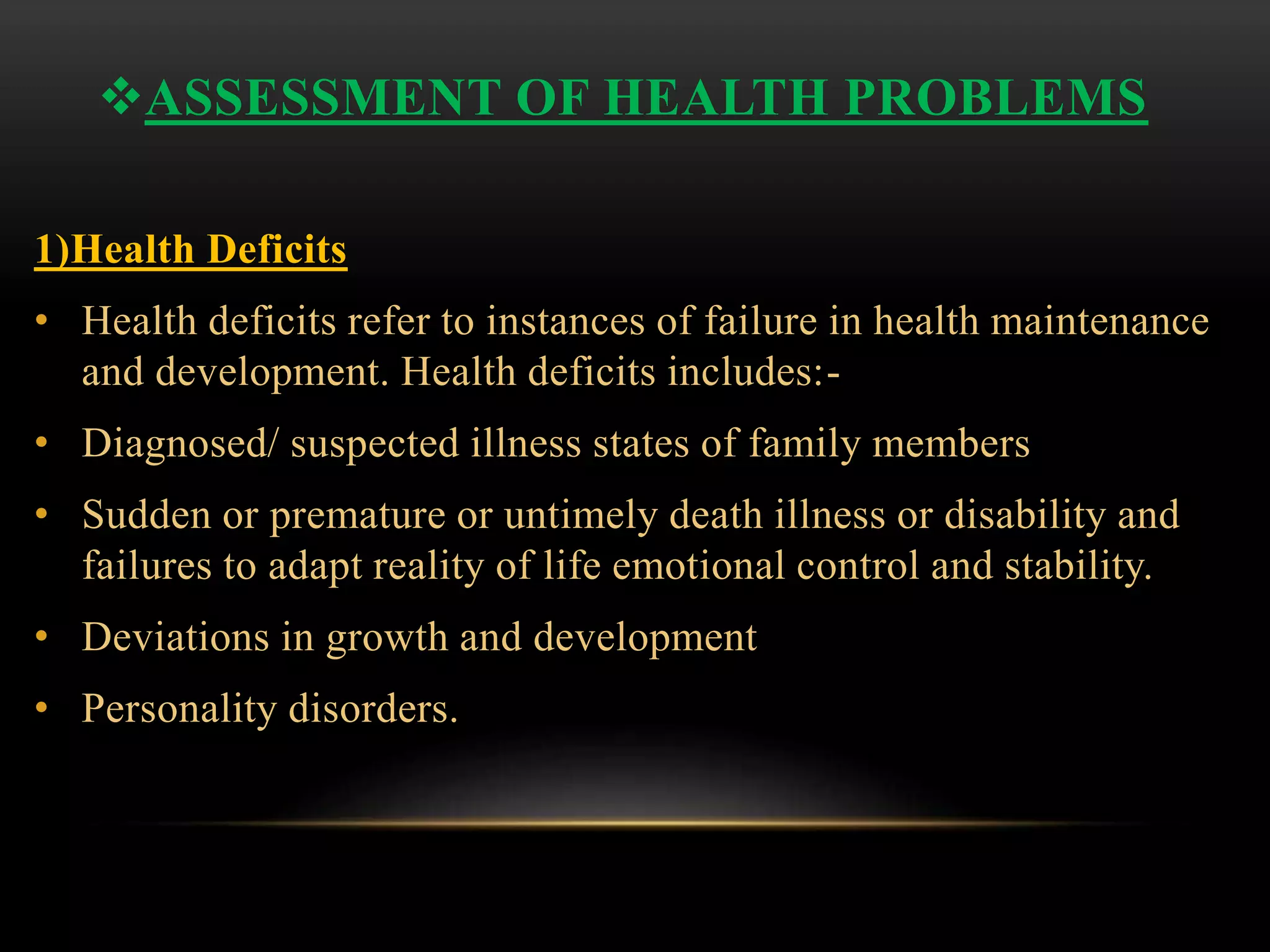 Family health nursing | PPTX