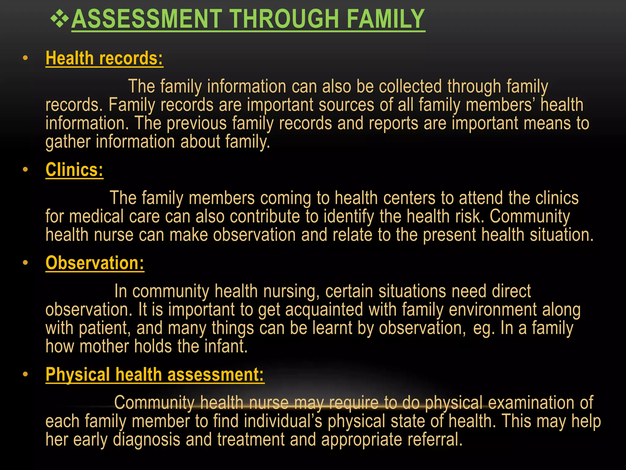 Family health nursing | PPTX