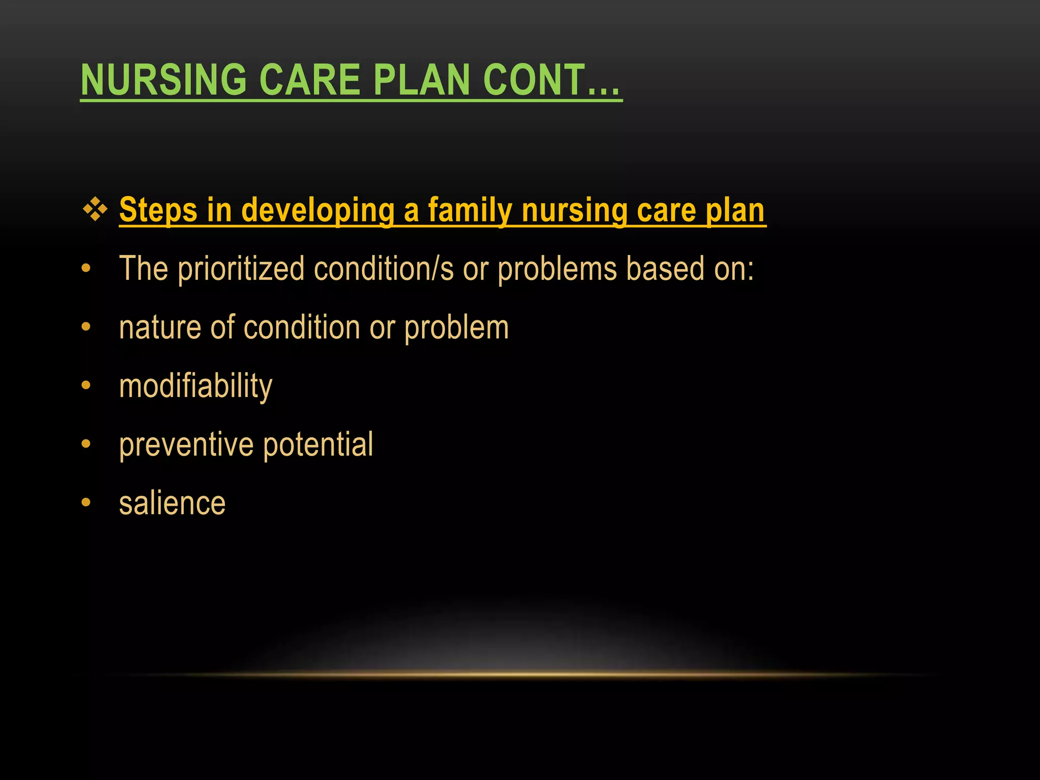 Family health nursing | PPTX