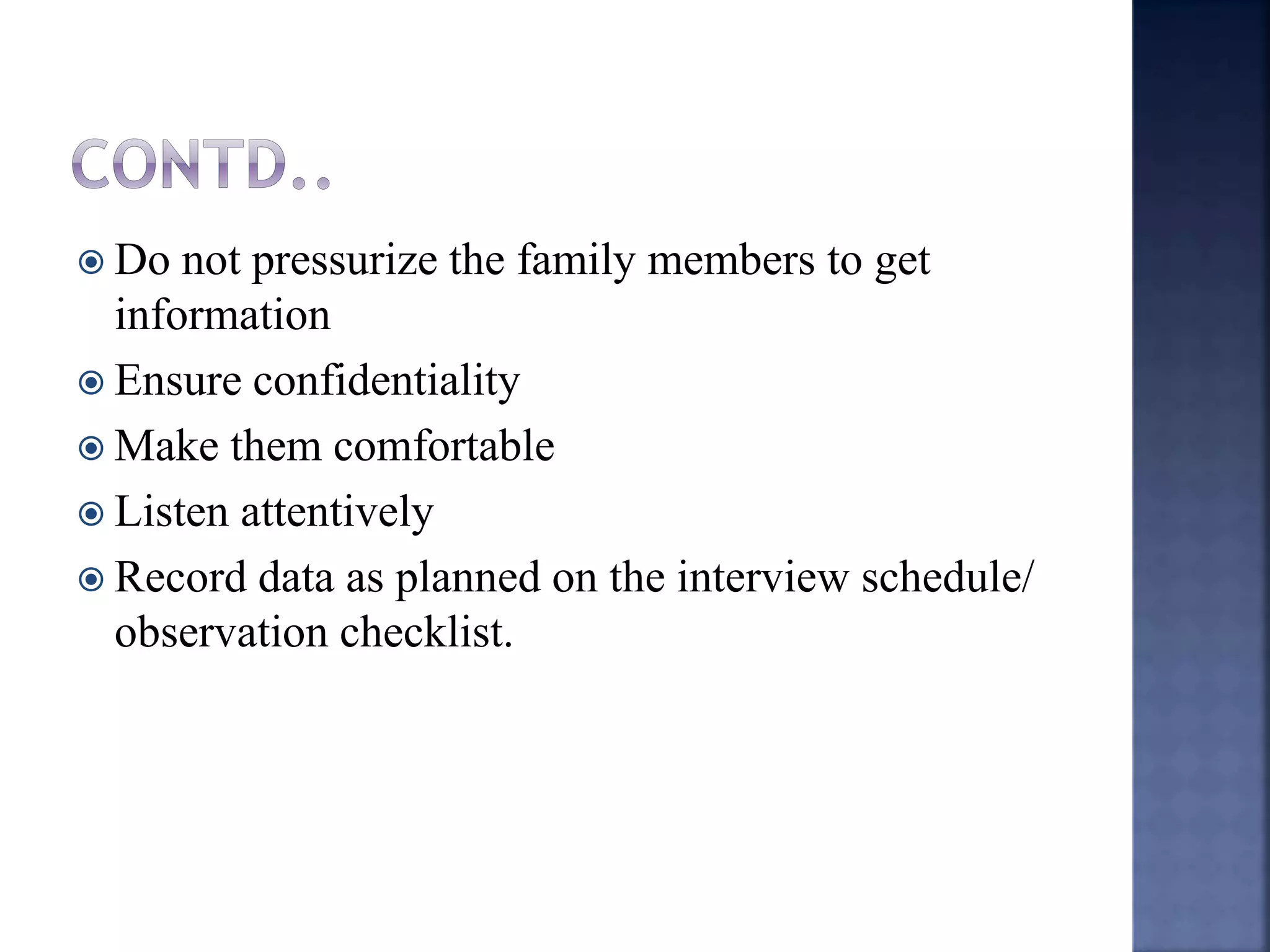 Family health nursing process | PPTX