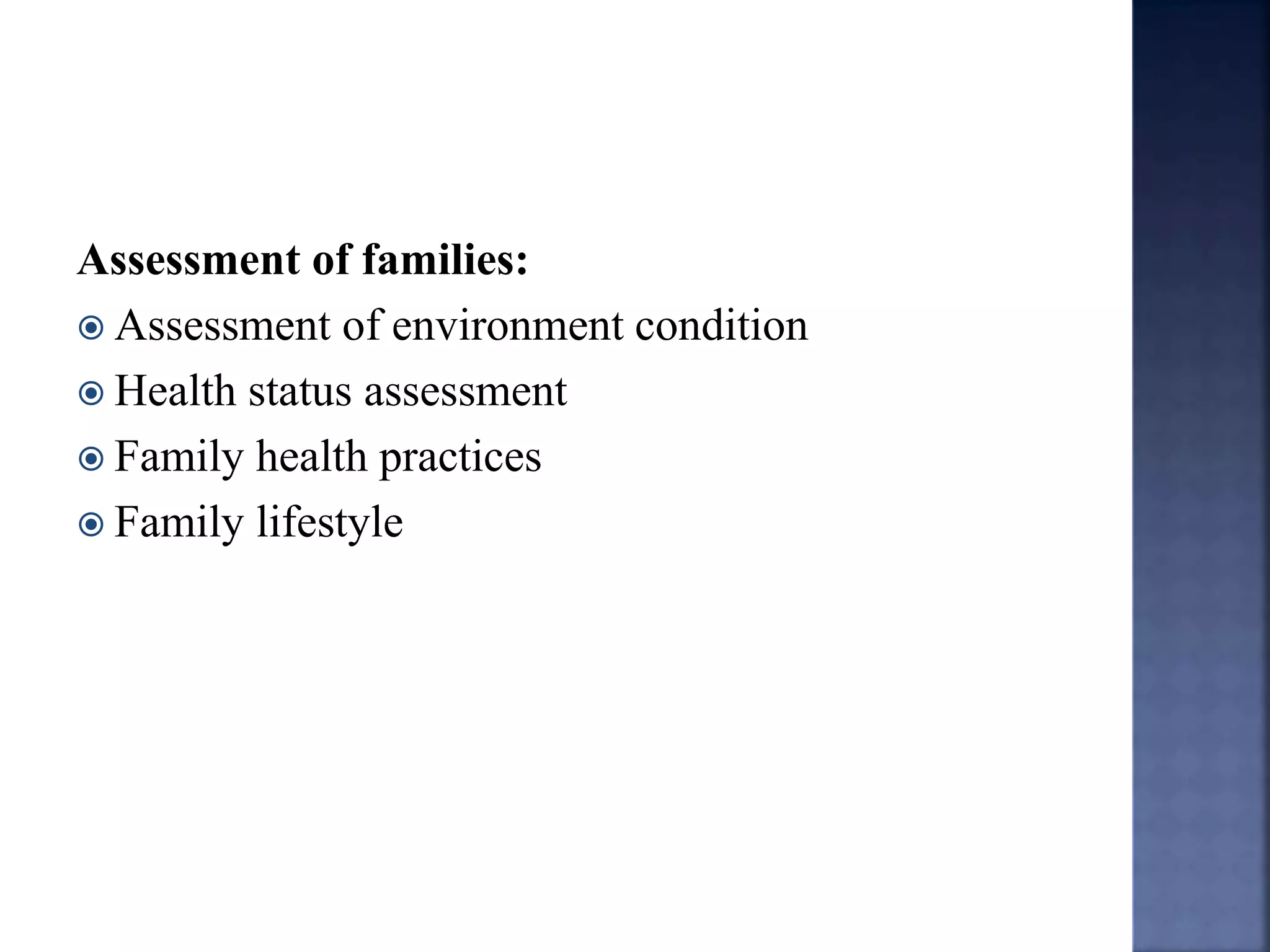 Family health nursing process | PPTX