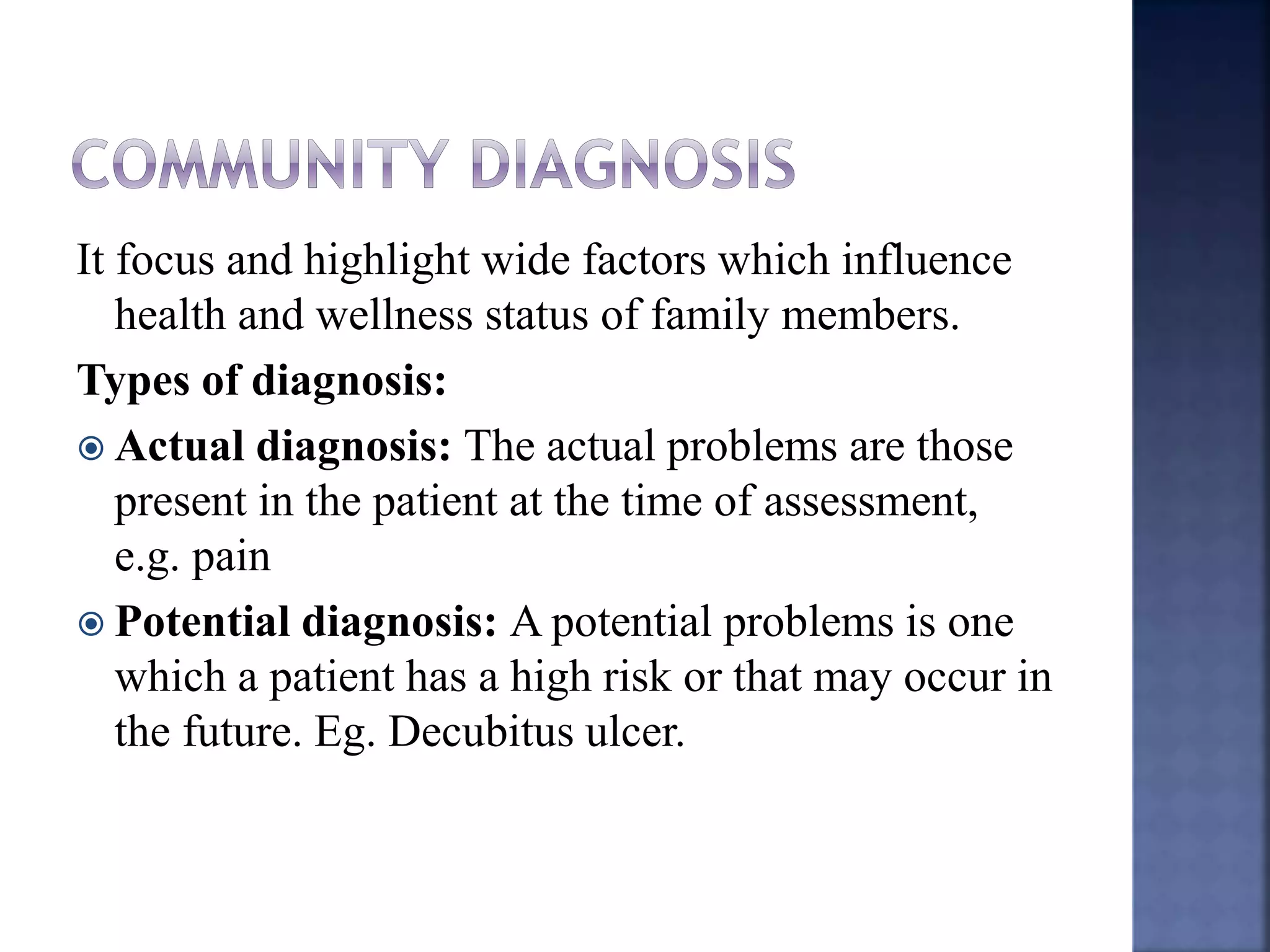 Family health nursing process | PPTX