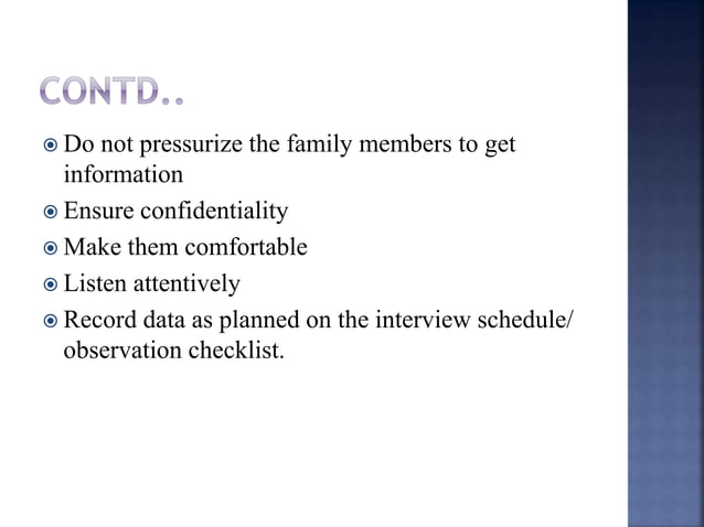 Family health nursing process | PPTX