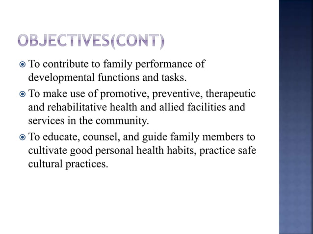 Family health nursing process | PPTX