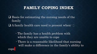 FAMILY HEALTH NURSING PROCESS | PPTX