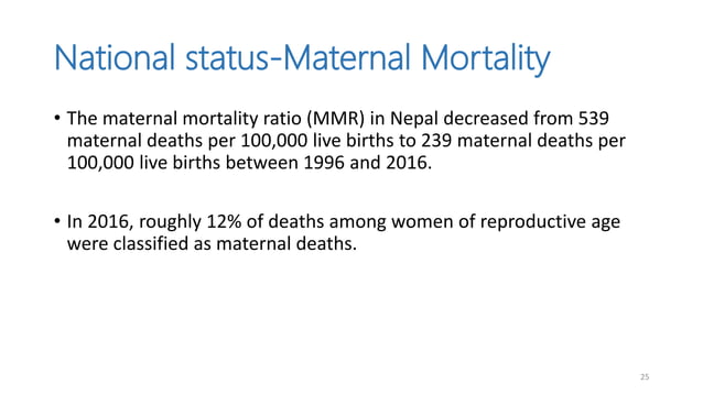 Maternal and Neonatal morbidity and Mortality | PPTX