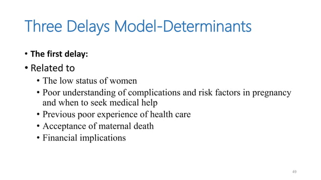 Maternal and Neonatal morbidity and Mortality | PPTX