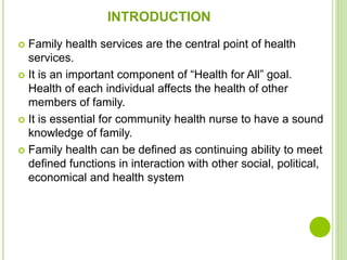 Family health services | PPT