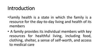 Family Health Talk | PPTX
