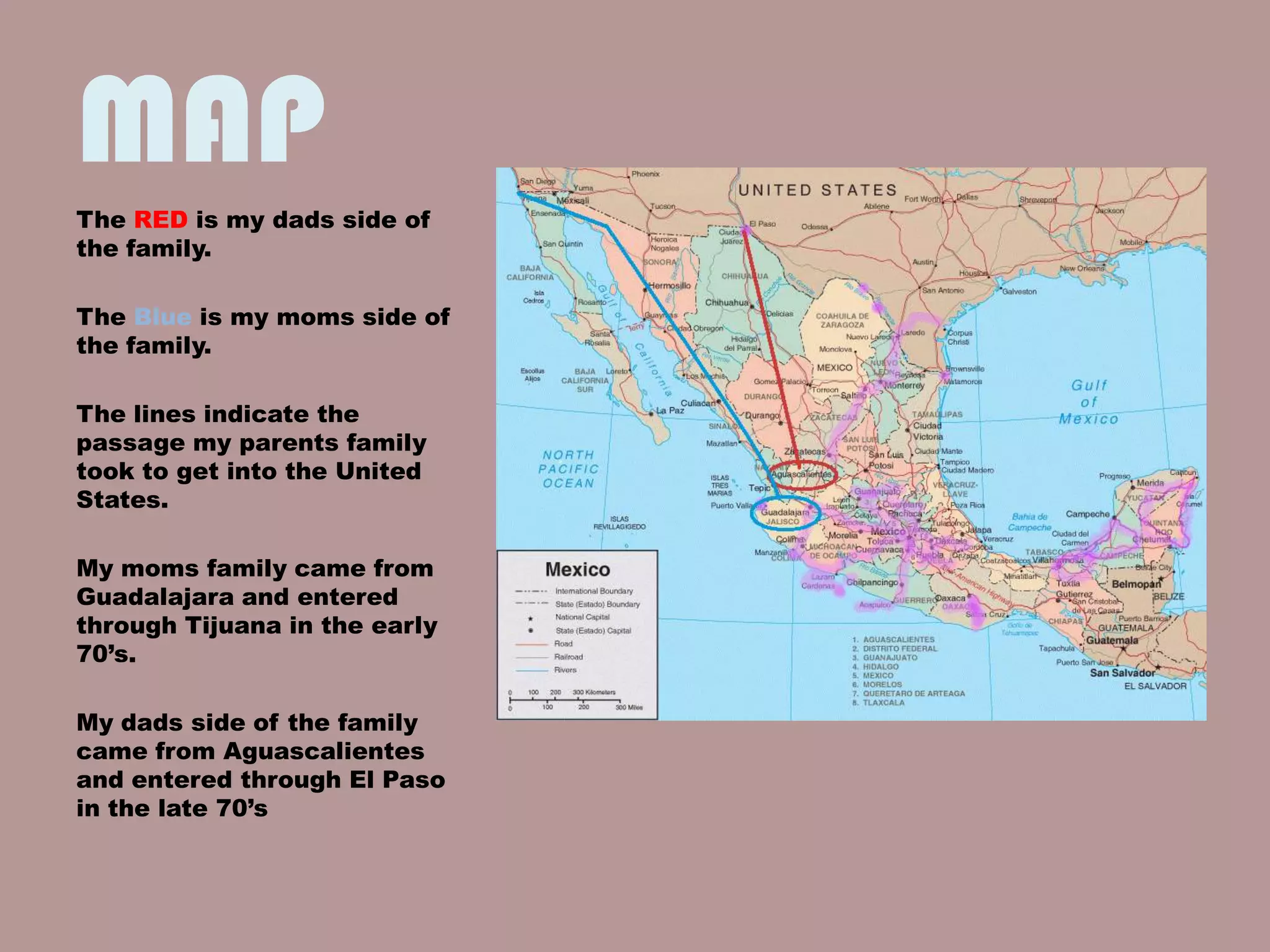 Family history map | PPTX