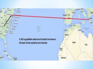 Family history map | PPTX | Geography | Science