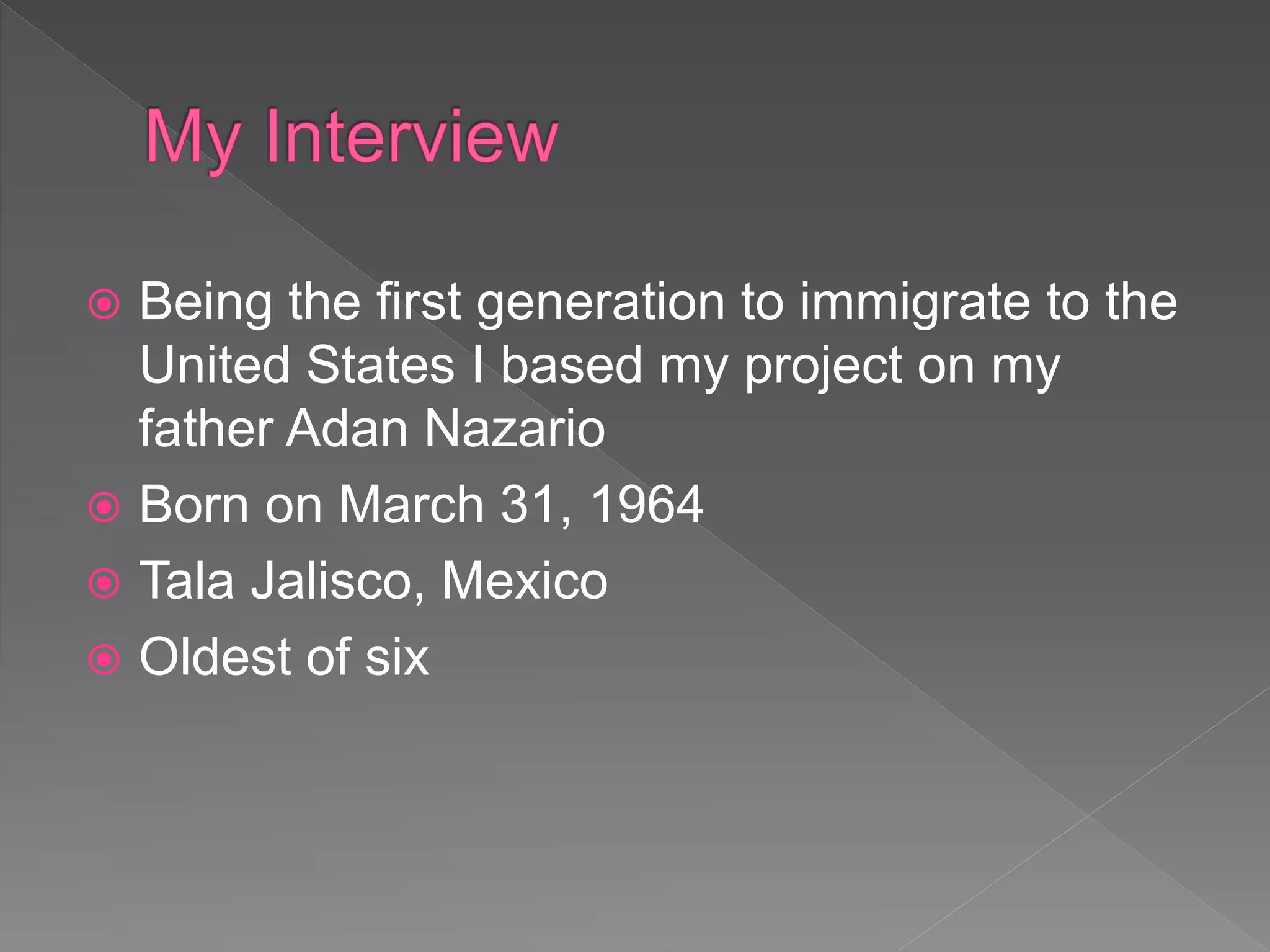 Family history project | PPT