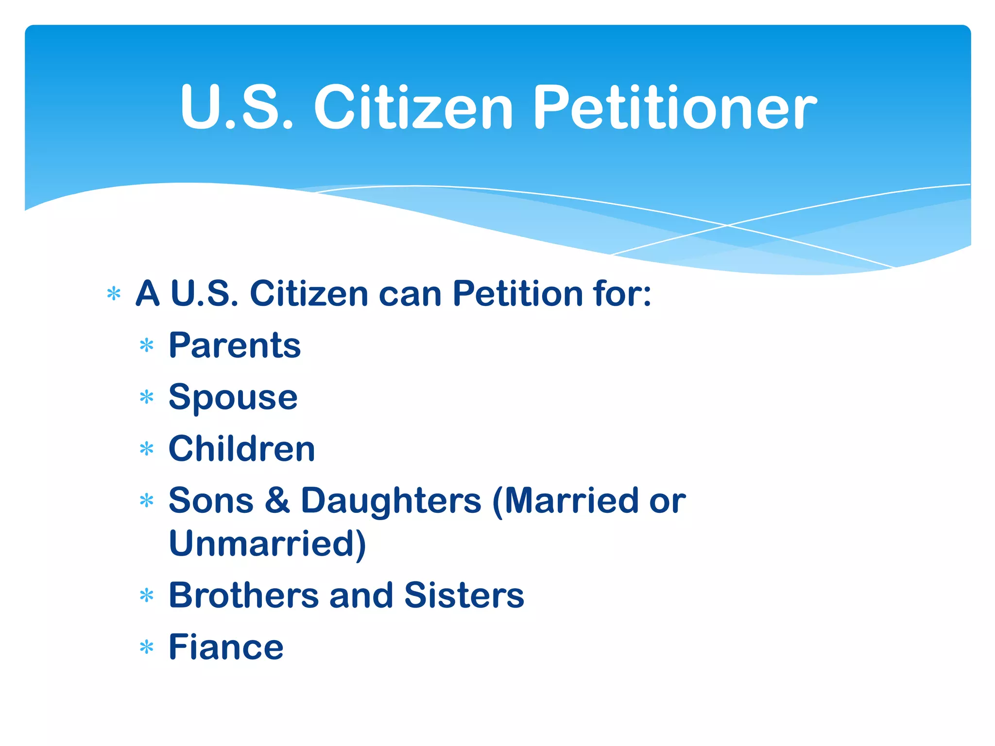 Family Immigration Categories | PPT