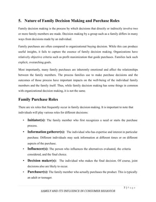 Family influence | PPTX