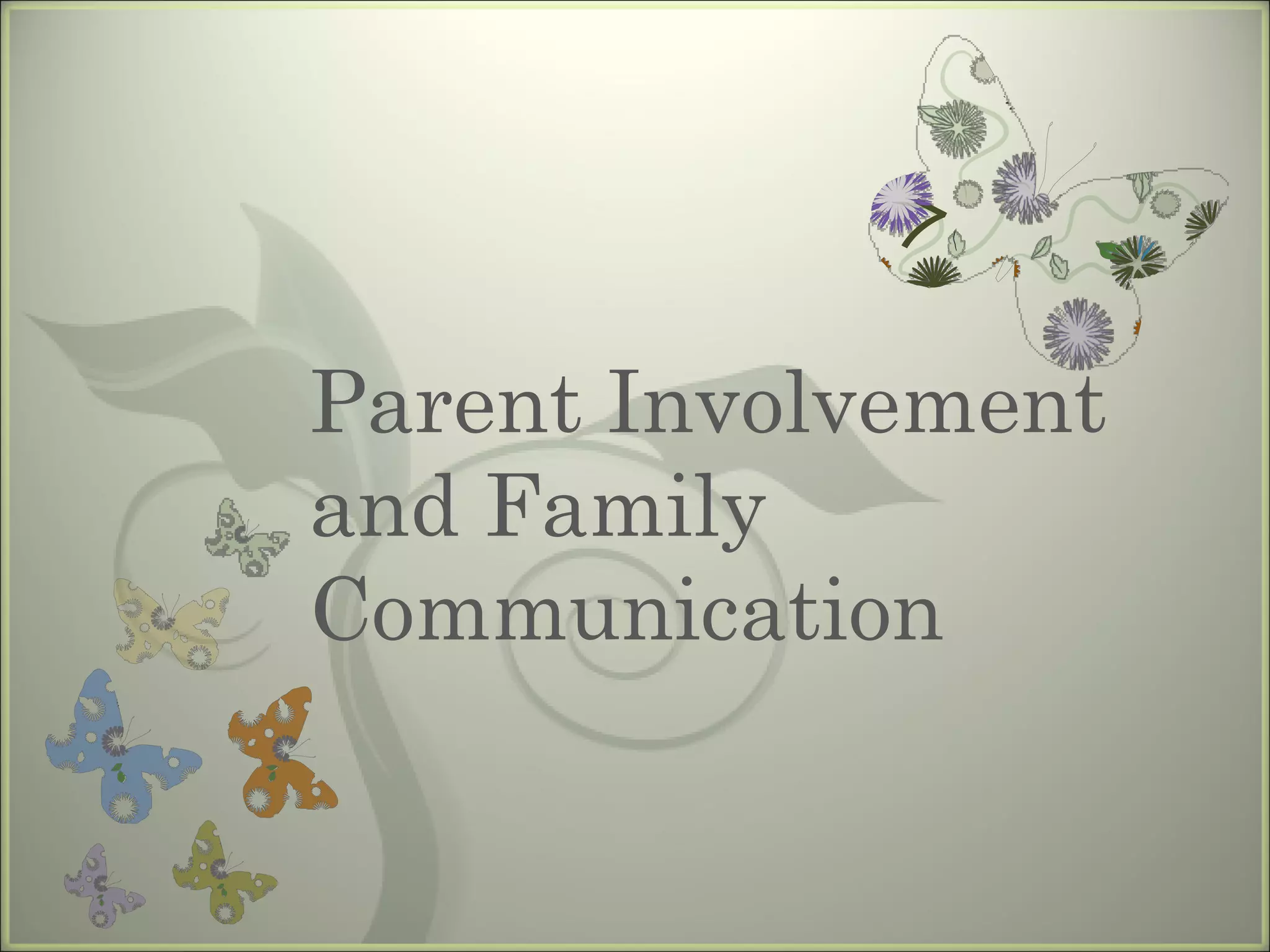 Family Involvement | PPT