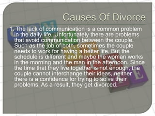 Family issue (Divorce) | PPTX