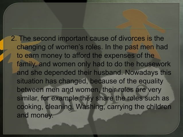 Family issue (Divorce) | PPTX