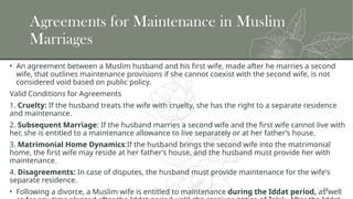 family law on maintenance under various laws .pptx