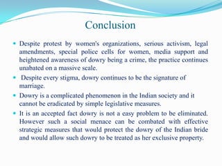 Family law dowry | PPTX