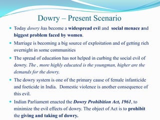 Family law dowry | PPTX