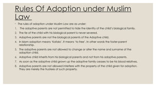 Family Law-2 Presentation 5 years course 3. Year | PPTX | Adoption and ...