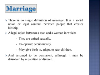 Marriage & kinship | PPT