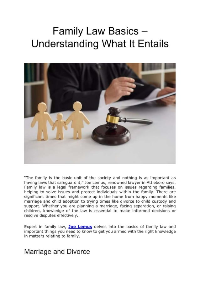 Joe Lemus | Understanding What It Entails | PDF