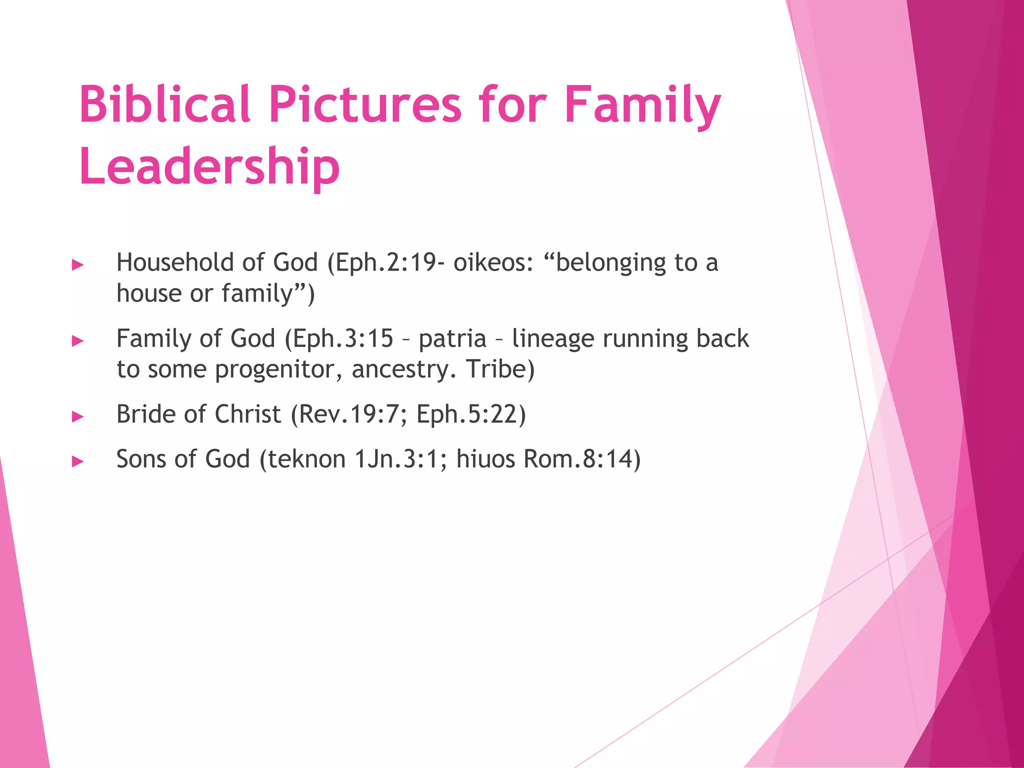 Family leadership | PDF