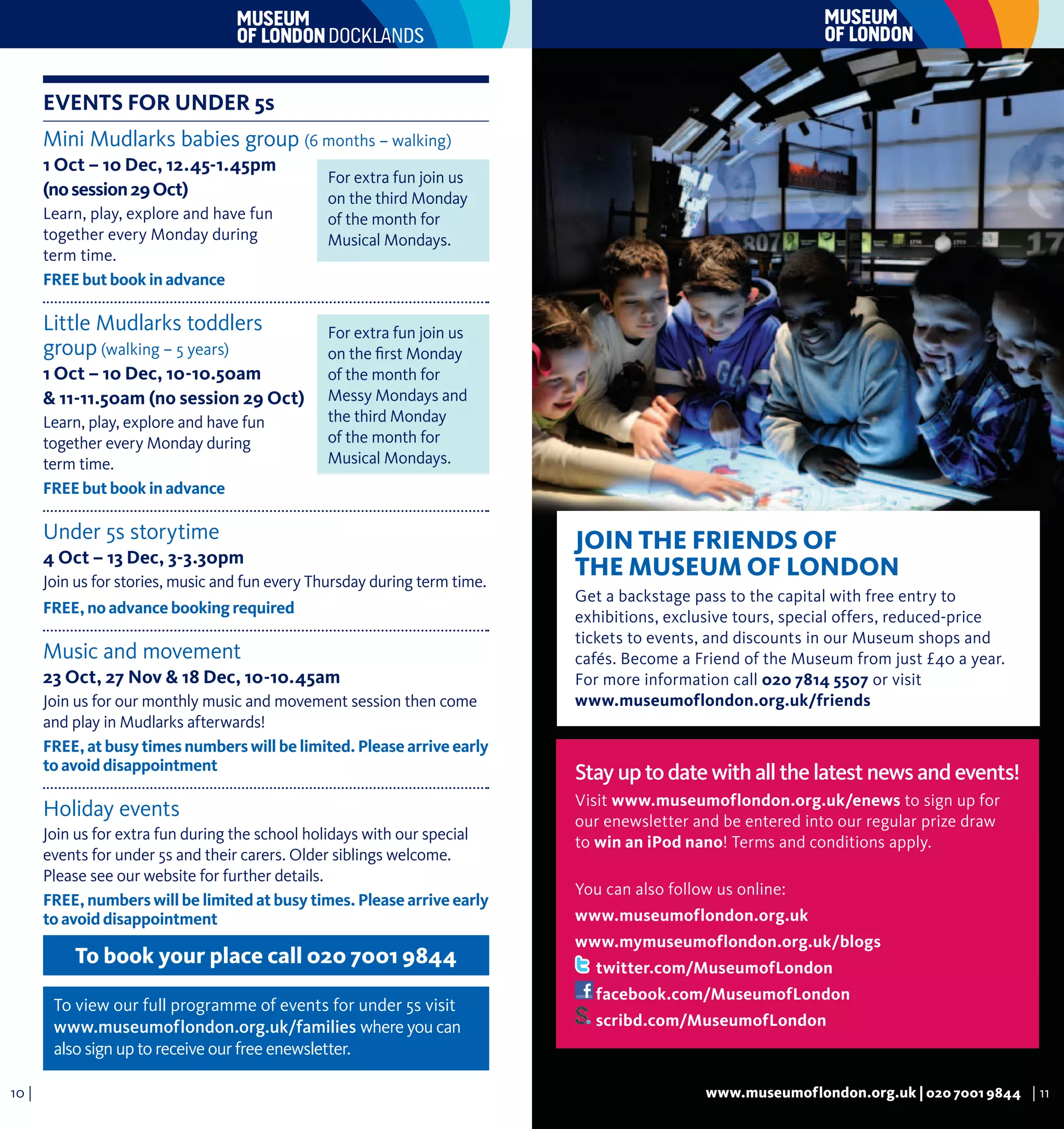 Museum of London Family events leaflet | PDF