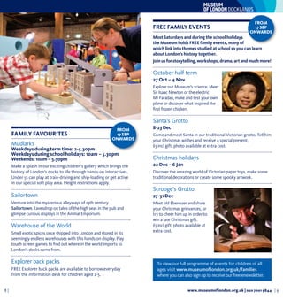 Museum of London Family events leaflet | PDF