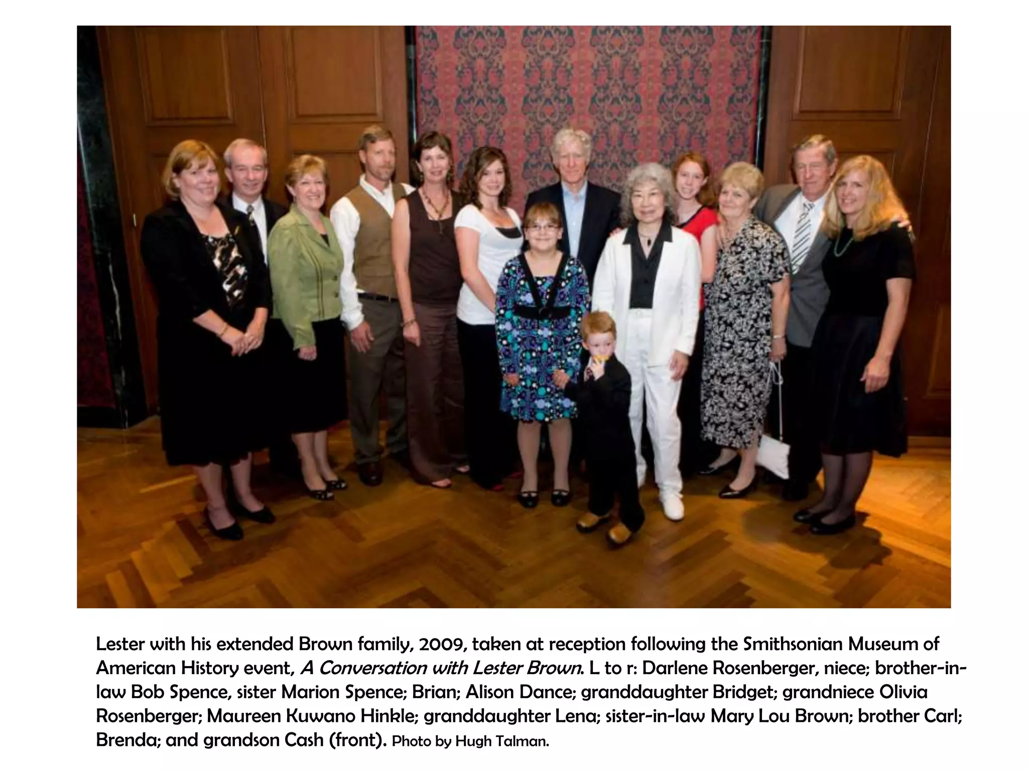 Lester Brown's Family Life | PPTX