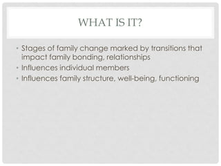 Family life cycle | PDF | Family and Relationships