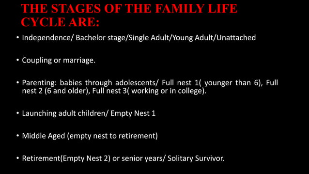 Family life cycle | PPTX | Parenting Teens | Parenting