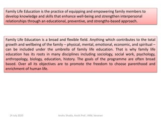 Family life education | PPTX