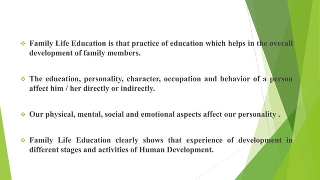 Family life education | PPTX