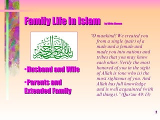 Family Life In Islam | PPS