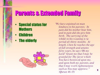Family Life In Islam | PPS