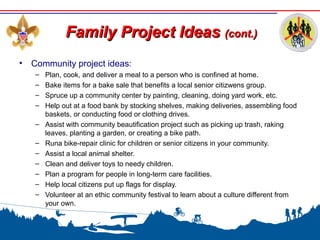Family Life Merit Badge