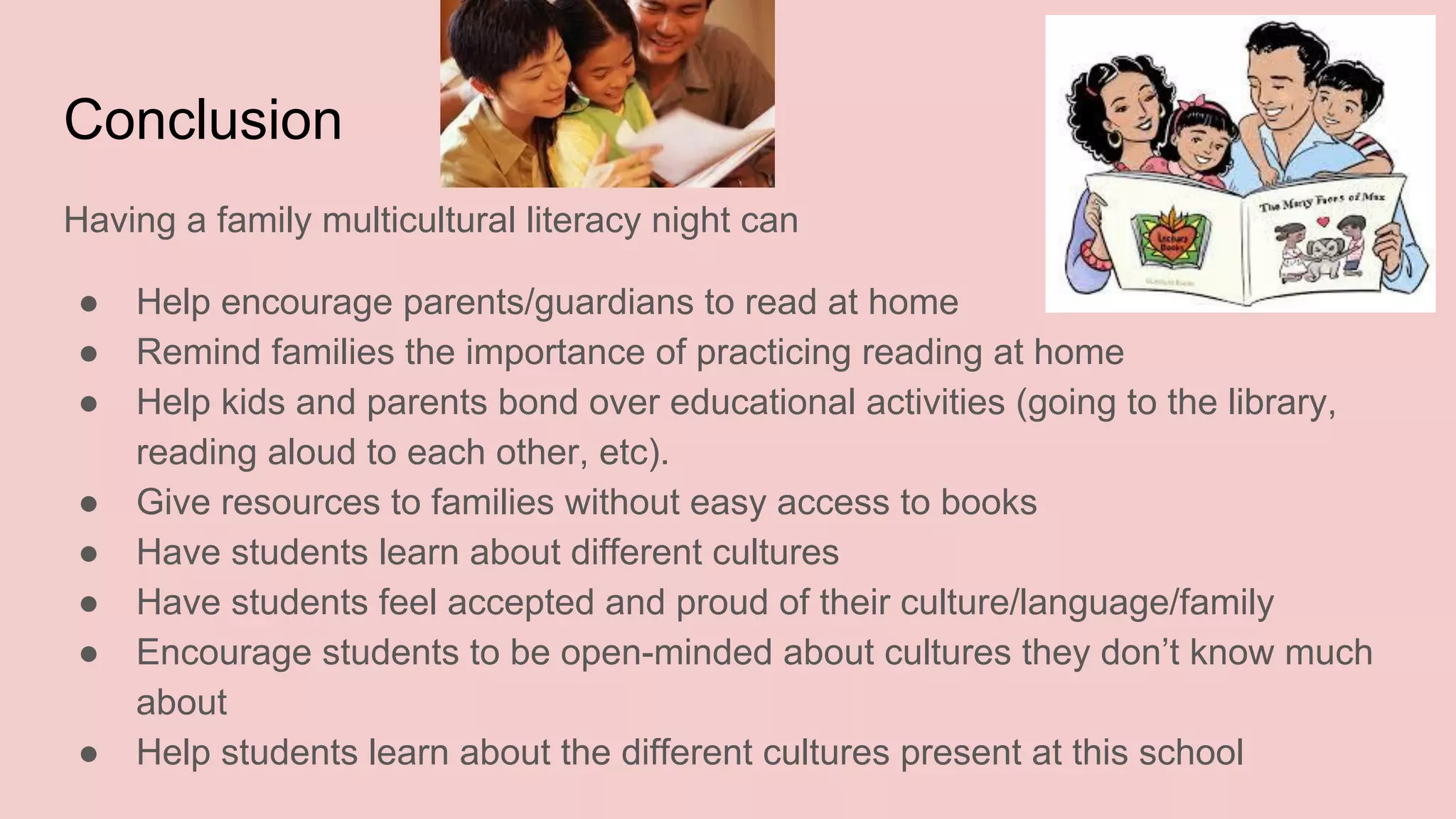 Family Literacy & Multicultural Event | PDF