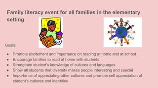 Family Literacy & Multicultural Event | PDF